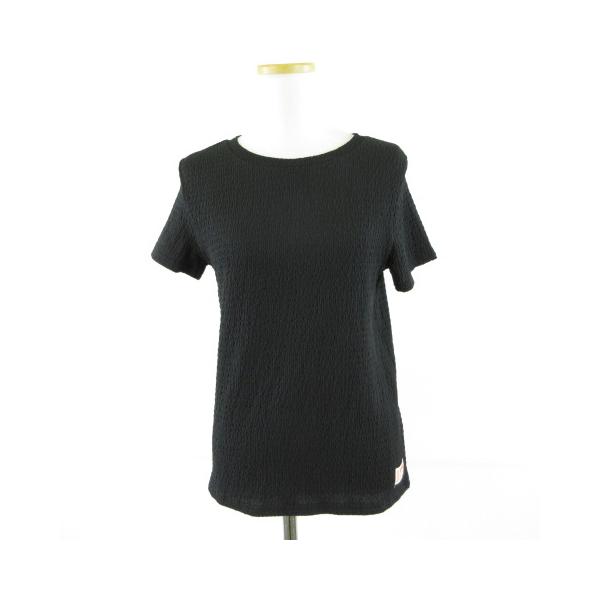 ジャバ Java カットソー Tシャツ 半袖 黒 L *T698 レディース【表記サイズ】L【実寸サイズ】肩幅：33.5cm　身幅：42.5cm　着丈：54cm　袖丈：16cm　　【素材】ポリエステル98% ポリウレタン2%【色】黒【状態】...