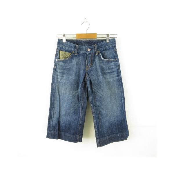 シチズン オブ ヒューマニティー CITIZENS OF HUMANITY by Jerome Dahan デニムパンツ ジーンズ クロップド 紺 24 *T974 レディース【ブランド】シチズン オブ ヒューマニティー CITIZENS ...