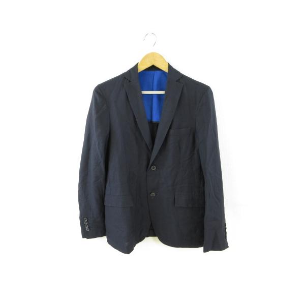 デザインワークス DESIGNWORKS テーラードジャケット 長袖 紺 46 *T976 メンズ【ブランド】デザインワークス DESIGNWORKS【表記サイズ】46日本サイズL相当【実寸サイズ】肩幅：41.5cm　身幅：50.5cm　袖...
