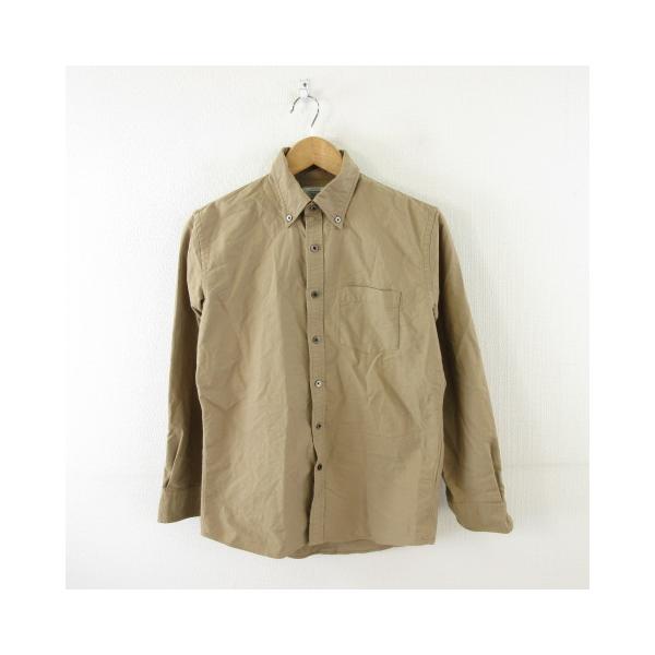 ハーバード HARVARD ボタンダウンシャツ 長袖 ベージュ S *A801 メンズ【表記サイズ】S【実寸サイズ】肩幅：40cm　身幅：50cm　着丈：70cm　袖丈：58cm　　【素材】綿100%【色】ベージュ【状態】全体的に多少の毛羽...