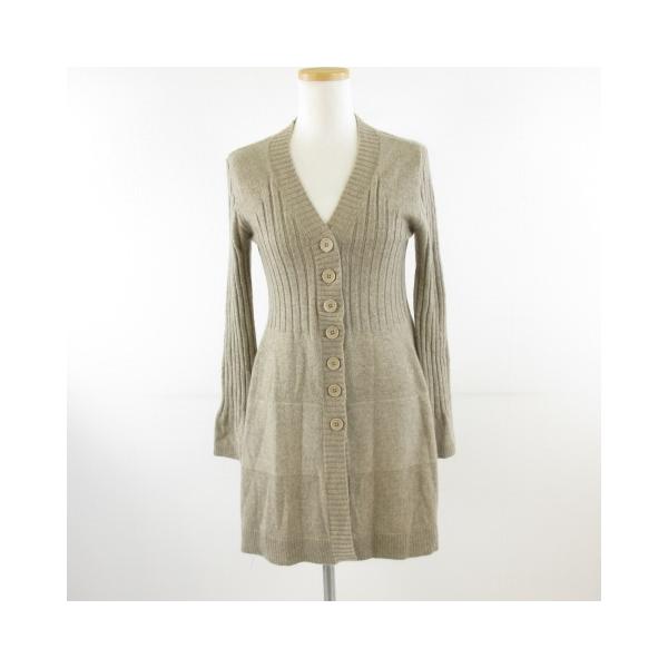 ファッズ fads c.p.c ニットカーディガン 長袖 カシミヤ ベージュ 38 *T303 レディース【表記サイズ】38日本サイズM相当【実寸サイズ】肩幅：32cm　身幅：39cm　袖丈：57cm　着丈：77cm　　【素材】カシミヤ10...