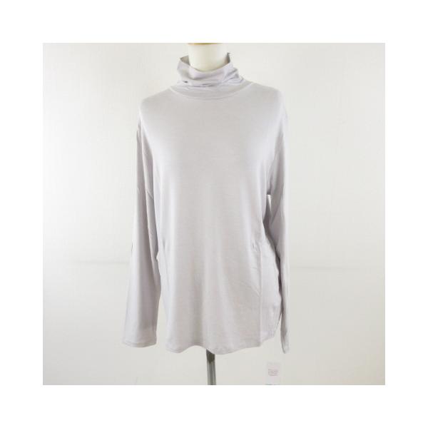 未使用品 DHC 化粧品  カットソー 長袖 グレー LL *T878 レディース【ブランド】DHC 化粧品 【表記サイズ】LL【実寸サイズ】肩幅：40cm　身幅：49cm　着丈：62cm　袖丈：58.5cm　　【素材】アクリル52% レー...