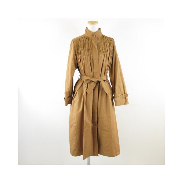 Multicolore BY ELEGANCE YACOVO トレンチコート ロング 長袖 茶 *A759 レディース【表記サイズ】サイズ表記はございません【実寸サイズ】肩幅：37cm　身幅：48cm　袖丈：58cm　着丈：106cm　　【...