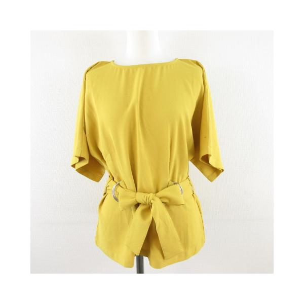 ファインダーズキーパーズ Finders Keepers カットソー 半袖 ストレッチ 黄 XS *A788 レディース【ブランド】ファインダーズキーパーズ Finders Keepers【表記サイズ】XS【実寸サイズ】着丈：55cm　ゆき...