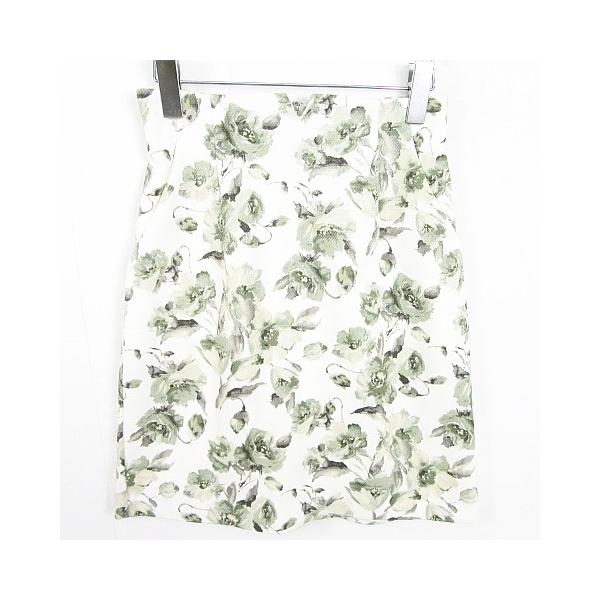 ラボラトリーワーク laboratory work タイトスカート 膝丈 M ホワイト 花柄 kz11219 レディース【ブランド】ラボラトリーワーク laboratory work【表記サイズ】M【実寸サイズ】ウエスト：66-cm　ヒップ...