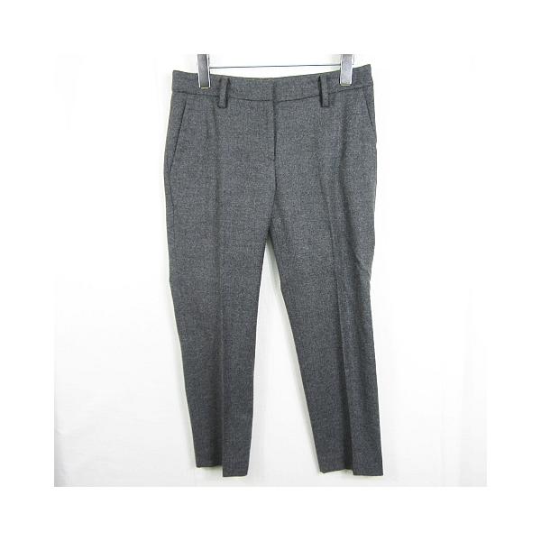 エリオポール heliopole テーパード パンツ センタープレス ストレッチ 毛 カシミヤ 36 グレー kz11638 レディース【ブランド】エリオポール heliopole【表記サイズ】36(S程度)【実寸サイズ】ウエスト：78cm...