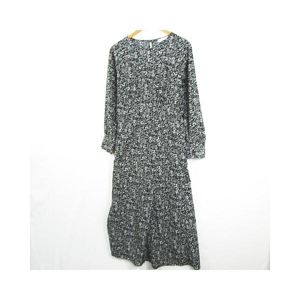 ショコラフィネローブ chocol raffine robe ロング ワンピース 長袖 F ブラック 花柄 kz11829 レディース【ブランド】ショコラフィネローブ chocol raffine robe【表記サイズ】F【実寸サイズ】肩幅...