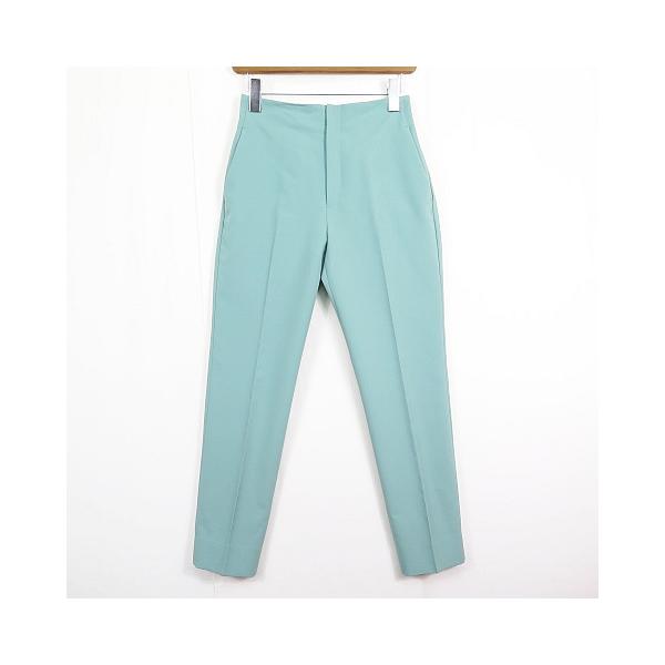 未使用品 イネド INED テーパードパンツ スラックス 7 ライトグリーン 2sa7177 レディース【ブランド】イネド INED【表記サイズ】7【実寸サイズ】ウエスト：66cm　もも幅：26cm　裾幅：15.5cm　股上：27cm　股下...