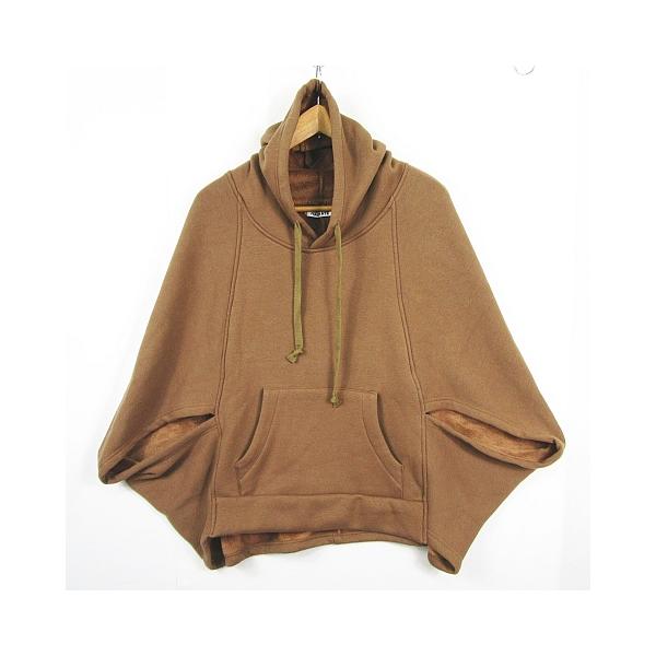 ラディエイト RADIATE 裏起毛 プルパーカー スリットスリーブ ストレッチ 綿 9 ブラウン kz14364 レディース【ブランド】ラディエイト RADIATE【表記サイズ】9(M程度)【実寸サイズ】着丈：60cm　ゆき丈：57cm　...