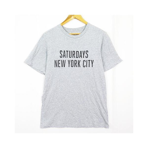サタデーズサーフ SATURDAYS SURF NYC BEAMS Tシャツ 半袖 L グレー 2sa7284 メンズ【ブランド】サタデーズサーフ SATURDAYS SURF NYC【表記サイズ】L【実寸サイズ】肩幅：45cm　身幅：50...