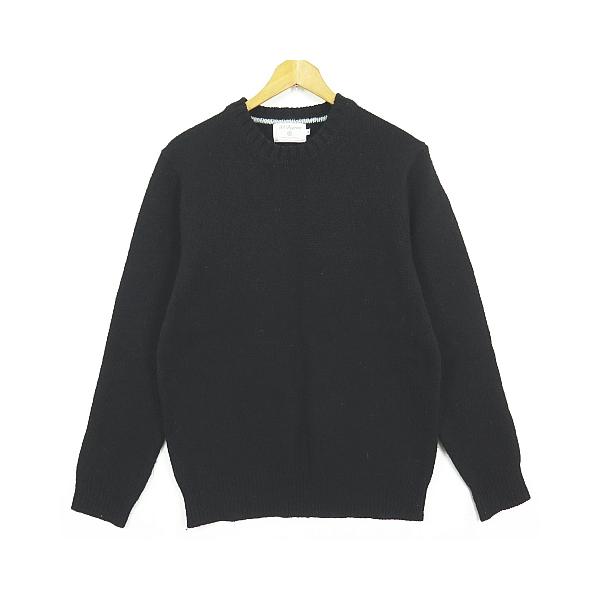 33Degrees ウール ニット セーター 長袖 M ブラック 2sa7296 メンズ【表記サイズ】M【実寸サイズ】肩幅：41cm　身幅：49cm　着丈：65cm　袖丈：60cm　　【素材】ウール100%【色】ブラック【状態】多少の使用感...