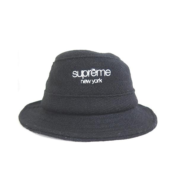 シュプリーム SUPREME ハリスツイード Harris Tweed Crassic Logo Crusher バケットハット ブラック ☆AA★ 2sa7304 【ブランド】シュプリーム SUPREME【表記サイズ】ウール100%【実寸...