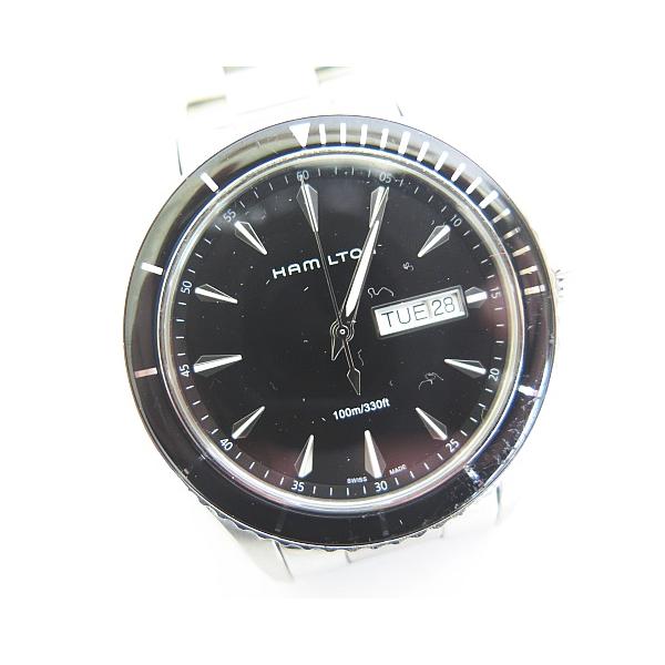 ハミルトン HAMILTON H375111 ジャズマスター SEAVIEW DAY DATE Qz 3針 クオーツ 2sa7500 メンズ【ブランド】ハミルトン HAMILTON【実寸サイズ】バンド幅：2cm　腕周り：約17cm　ケース・...