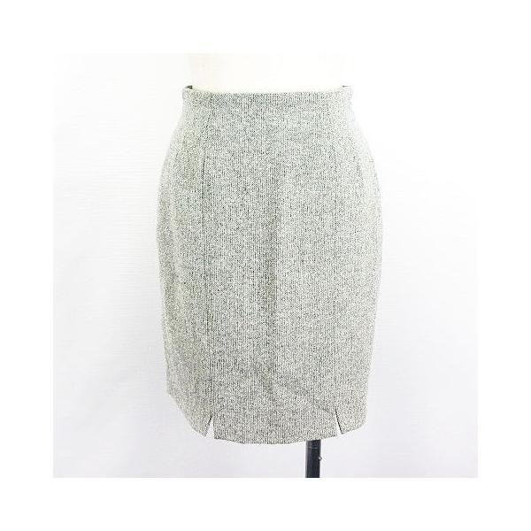 DEFACHE スカート ボトムス ミニ丈 タイト ツイード ウール混 ストレッチ 9 グレー ※EKM レディース【表記サイズ】9【実寸サイズ】ウエスト：61cm　ヒップ：90cm　スカート丈：48.5cm　　【素材】【表生地】　毛90%...