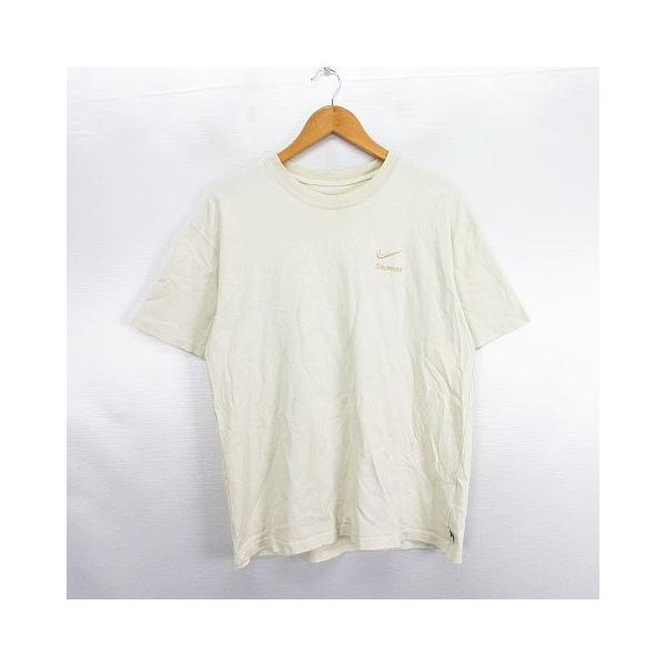 ナイキ エスビー NIKE SB×Doyenne Tシャツ カットソー 半袖 クルーネック バックプリント コットン ロゴ L クリーム ※EKM メンズ【ブランド】ナイキ エスビー NIKE SB【表記サイズ】L【実寸サイズ】肩幅：52....