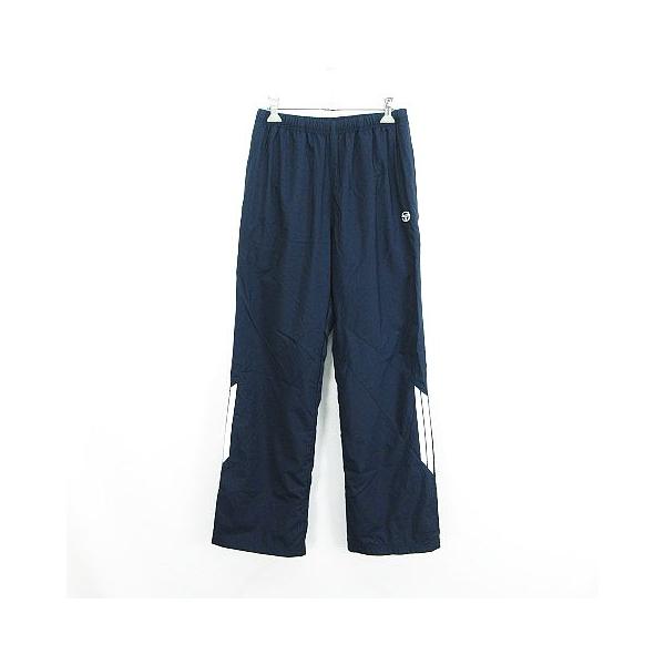 セルジオタッキーニ SERGIO TACCHINI パンツ ボトムス ロング丈 ロゴ 裏メッシュ L ネイビー スポーツウェア ※EKM レディース【表記サイズ】Lウエスト 64〜70ヒップ 91〜95【実寸サイズ】ウエスト：60〜cm　も...