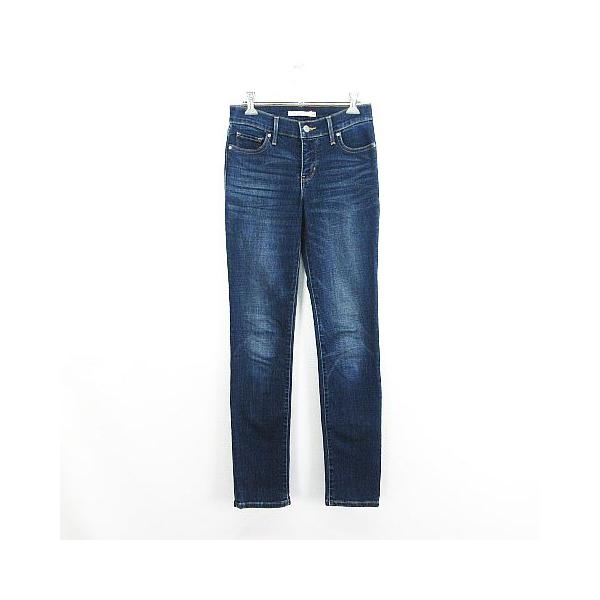 リーバイス Levi's 312 21166-0076 デニム ジーンズ ボトムス SHAPING SLIM ユーズド加工 ストレッチ 24 インディゴ ※EKM レディース【ブランド】リーバイス Levi's【表記サイズ】24【実寸サイズ...