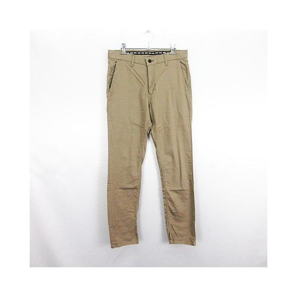 エドウィン EDWIN EXM32 パンツ ボトムス スリム テーパード ストレッチ 31 ベージュ ※EKM メンズ【ブランド】エドウィン EDWIN【表記サイズ】31【実寸サイズ】ウエスト：79cm　もも幅：26cm　裾幅：16cm　股...
