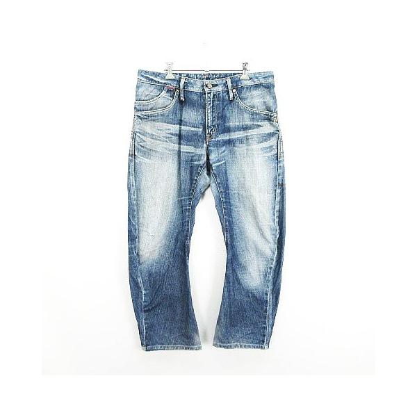 エドウィン EDWIN E-FUNCTION EG50005 デニム ジーンズ ボトムス 立体裁断 ユーズド加工 ストレッチ XL インディゴブルー ※EKM メンズ【ブランド】エドウィン EDWIN【表記サイズ】XL【実寸サイズ】ウエスト...