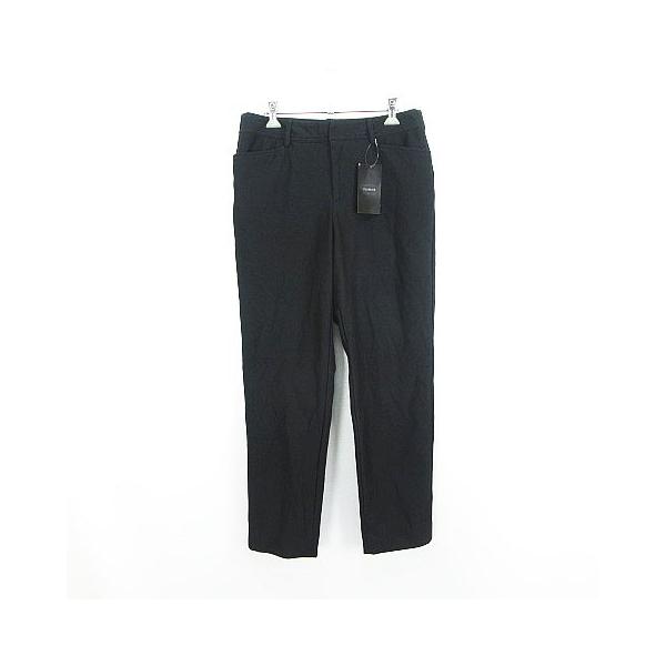 未使用品 PLANCHE パンツ ボトムス テーパード ストレッチ L ブラック ※EKM レディース【表記サイズ】Lウエスト 69〜77【実寸サイズ】ウエスト：76cm　もも幅：27cm　裾幅：16.5cm　股上：27cm　股下：68.5...