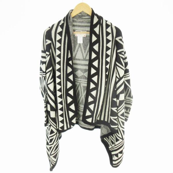 アンティバルリスティック ANTIBALLISTIC カーディガン ニット 総柄 ネイティブ柄 ブラック  黒 グレー F トップス レディース【ブランド】アンティバルリスティック ANTIBALLISTIC【表記サイズ】F【実寸サイズ】肩...
