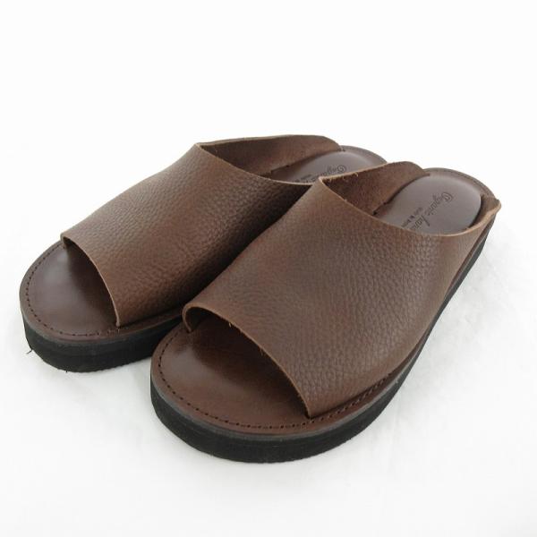 オーガニックハンドルーム Organic Handloom スライド サンダル RICHT リヒト 茶 ブラウン レザー M8 26ｃｍ 靴 メンズ【ブランド】オーガニックハンドルーム Organic Handloom【表記サイズ】USA ...