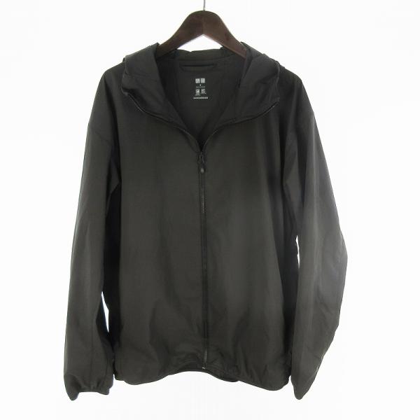ユニクロ UNIQLO ポケッタブル UVカット パーカ− ジップアップ NANODESIGN 311-469292 チャコールグレー M メンズ【ブランド】ユニクロ UNIQLO【表記サイズ】M【実寸サイズ】肩幅：52cm　身幅：60cm...