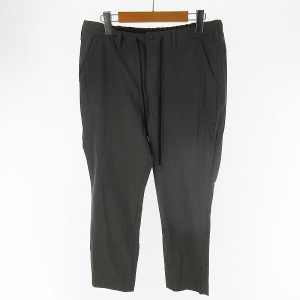 JEANS FACTORY CLOTHES ジーンズファクトリー イージーパンツ テーパード トラベル グレー L ナイロン ボトムス メンズ【表記サイズ】L【実寸サイズ】ウエスト：80-88（正常時から最大時）cm　もも幅：25cm　裾幅...