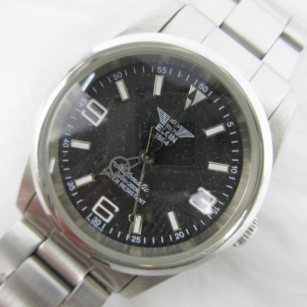 エルジン ELGIN  Automatic オートマティック 自動巻き ラウンド FK-979-LO 腕時計 黒文字盤 動作確認済 メンズ【ブランド】エルジン ELGIN 【実寸サイズ】バンド幅：2cm　腕周り：16cm　ケース・タテ：34...