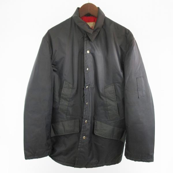 USA製 60s 70s FASHIONED BUY FIDELITY フィデリティ 中綿 キルティング コート ロング ネイビー 紺 ジャケット ブルゾン ヴィンテージ オールド メンズ【表記サイズ】表記なし【実寸サイズ】肩幅：50cm　...