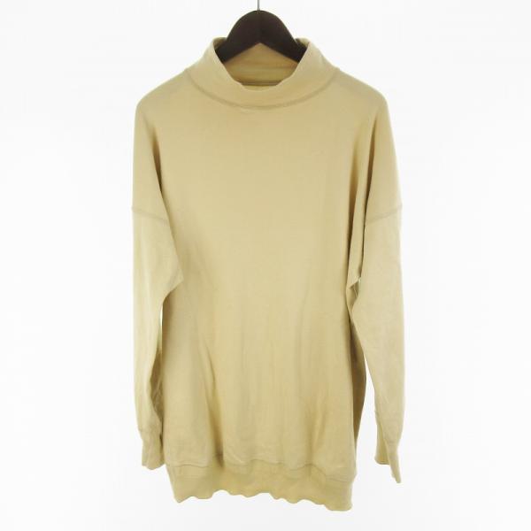 Olde Homesteader オールドホームステッダー 42 Mil Mock Neck Long モック ネック カットソー ロンＴシャツ ベージュ トップス メンズ【表記サイズ】42【実寸サイズ】肩幅：67cm　身幅：60cm　着丈...