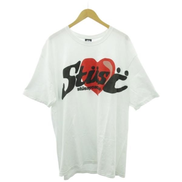 ステューシー STUSSY ×CPFM Heart 美品 Tシャツ カットソー コラボ ハート ロゴ XL 大きいサイズ【ブランド】ステューシー STUSSY【表記サイズ】XL【実寸サイズ】肩幅：60cm　身幅：61cm　袖丈：25cm　着...