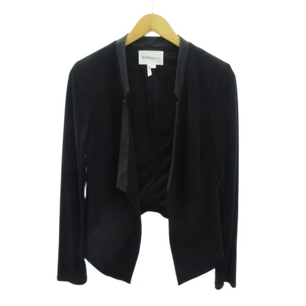 ビーシービージーマックスアズリア BCBGMAXAZRIA 薄手 ジャケット ブルゾン M 黒 ブラック 1108 STK レディース【ブランド】ビーシービージーマックスアズリア BCBGMAXAZRIA【表記サイズ】M【実寸サイズ】肩幅：...