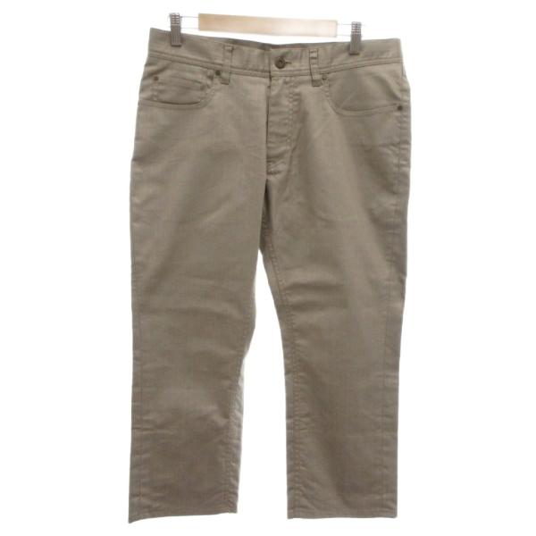 メンズメルローズ MEN'S MELROSE 美品 チノパン テーパード クロップド ヘリンボーン 4 ベージュ /YJ ■YHS12 メンズ【ブランド】メンズメルローズ MEN'S MELROSE【表記サイズ】4【実寸サイズ】ウエスト：8...