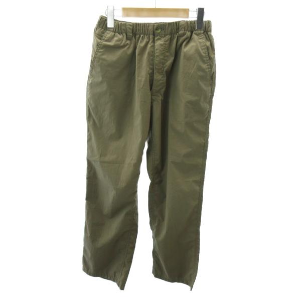 ザノースフェイス THE NORTH FACE イージーパンツ ストレート ロゴ 刺繍 M カーキ SFC-23 1225 ■YHS13 メンズ【ブランド】ザノースフェイス THE NORTH FACE【表記サイズ】M【実寸サイズ】ウエスト...