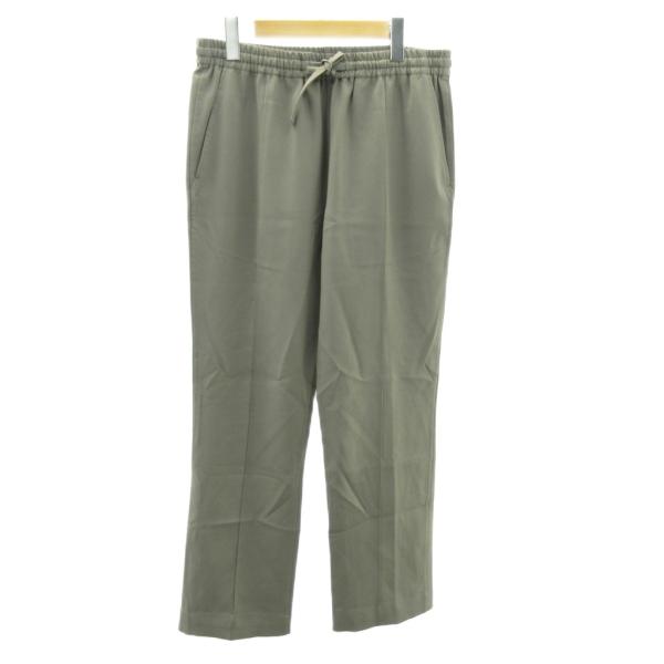 the CONSPIRES コンスパイアーズ 美品 近年 イージーパンツ スラックスウエストゴム S 緑系 グリーン系  メンズ【表記サイズ】S【実寸サイズ】ウエスト：70cm　もも幅：28cm　裾幅：20cm　股上：28cm　股下：72c...