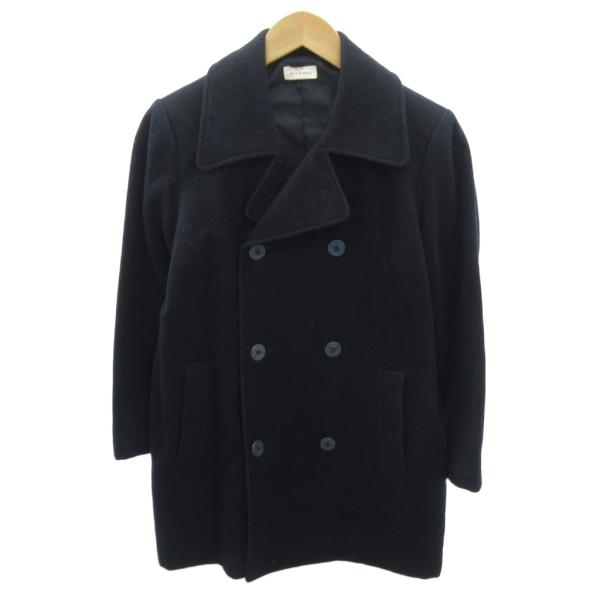 アートレター Art Letter Pコート ピーコート ウール カシミヤ混 ミドル丈 150cm 紺 ネイビー 0112 キッズ【表記サイズ】150【実寸サイズ】肩幅：約41cm　身幅：約47cm　袖丈：約54cm　着丈：約77cm　　【...