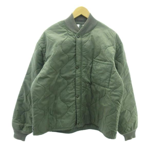 ヴィンテージ VINTAGE 80s USAF CWU-9P ミリタリー キルティング ライナージャケット IDEALジッパー 米軍実物  L 【ブランド】ヴィンテージ VINTAGE【表記サイズ】L【実寸サイズ】肩幅：51cm　身幅：58...