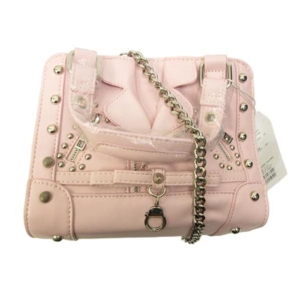 avenchumu アバンチュウム Biker jacket-like bag ショルダーバッグ ピンク レディース【表記サイズ】--【実寸サイズ】持ち手の長さ：24cm　ヨコ：19cm　タテ：16cm　マチ：9cm　ショルダーの長さ：11...