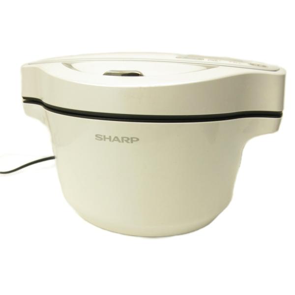 未使用品 SHARP シャープ 稼働確認済み 水なし自動調理鍋 1.6L ヘルシオホットクック KN-HW16F W ホワイト系 その他【表記サイズ】--【実寸サイズ】幅（cm）：33.0 cm　奥行き（cm）：28.2 cm　高さ（cm）...