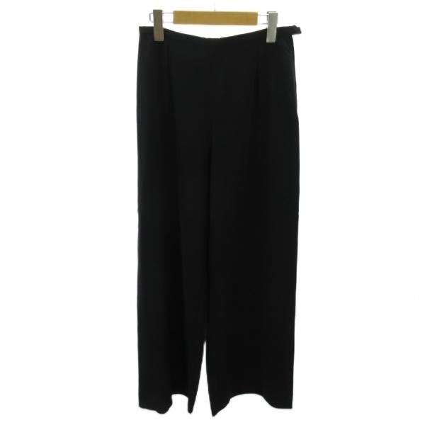 マックスマーラ MAX MARA ピアノフォルテ Pianoforte 美品 ワイドパンツ スラックス IT40 黒 ブラック 0511 ■STK レディース【ブランド】マックスマーラ MAX MARA【表記サイズ】IT40【実寸サイズ】ウ...