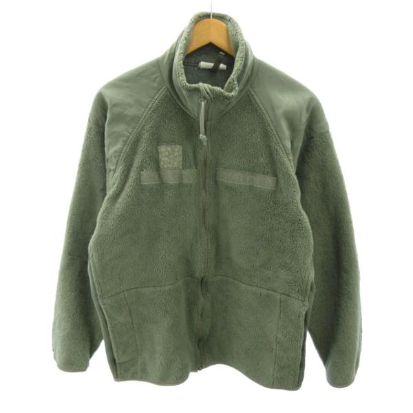 US ARMY ECWCS GEN3 レベル3 POLARTEC フリースジャケット ブルゾン ジップアップ ミリタリー PECKHAM社製 M-R オリーブ 0511 メンズ【表記サイズ】MEDIUM-REGULAR【実寸サイズ】肩幅：約...