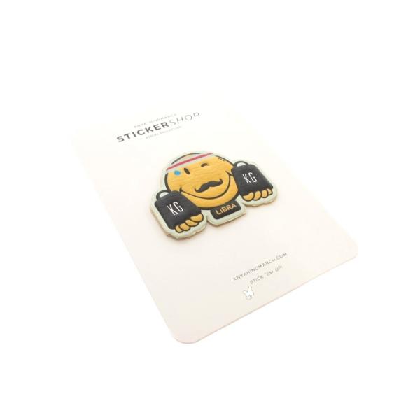 アニヤハインドマーチ ANYA HINDMARCH 美品 ステッカー 黄色 イエロー 絵文字デザイン 口ひげ /SJ その他【ブランド】アニヤハインドマーチ ANYA HINDMARCH【実寸サイズ】横 9　縦 12　【色】黄色 イエロー　...