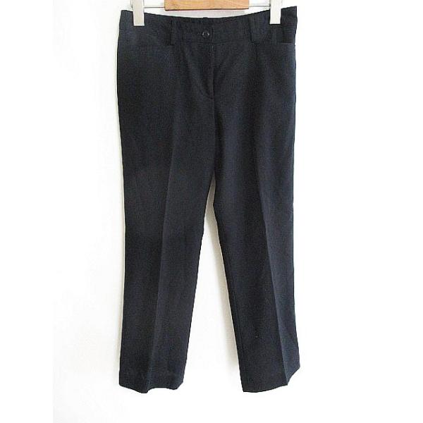 ラ・シャンブルドインエ LA CHAMBRE D`INE スラックス パンツ ウール ロング 黒 38 レディース【ブランド】ラ・シャンブルドインエ LA CHAMBRE D`INE【表記サイズ】38【実寸サイズ】ウエスト：74cm　もも幅...