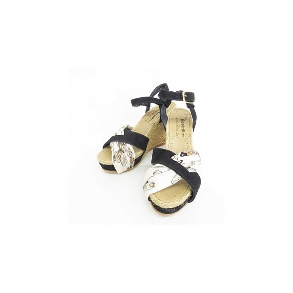 アッシュペーフランス H.P.FRANCE コレクションプリヴェ collection PRIVEE LUX？ エスパドリーユ サンダル ストラップ ブラック 黒 36【ブランド】アッシュペーフランス H.P.FRANCE【表記サイズ】36...