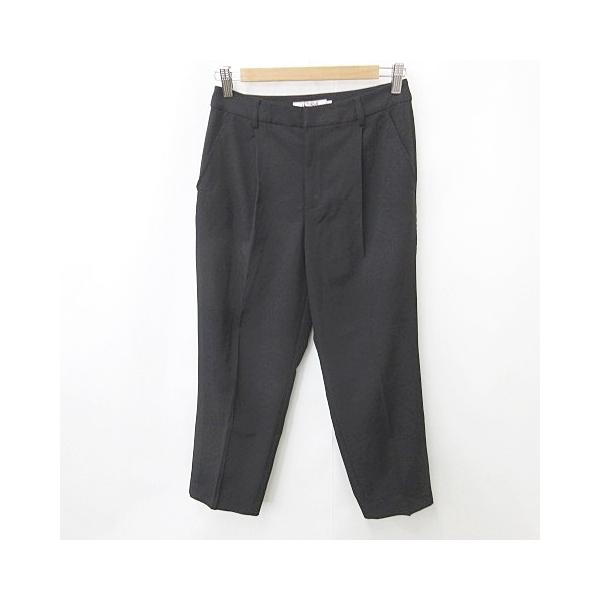 ドレステリア DRESSTERIOR ル ティロワ ドゥ ドレステリア le tiroir de dressterior パンツ スラックス ロング タック 黒 ブラック M【ブランド】ドレステリア DRESSTERIOR【表記サイズ】M【...