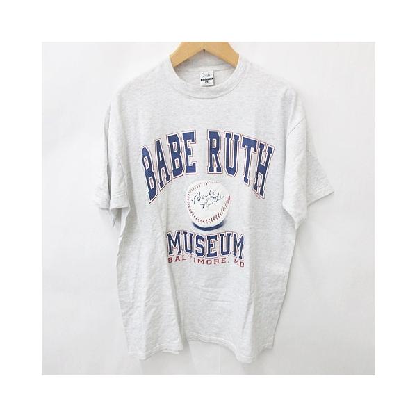 Gopher Sport Tシャツ 半袖 丸首 プリント ロゴ イラスト グレー XL ■FF メンズ【表記サイズ】XL【実寸サイズ】肩幅：55cm　身幅：59cm　着丈：81cm　袖丈：24cm　　【素材】コットン 99％ その他 1％【...