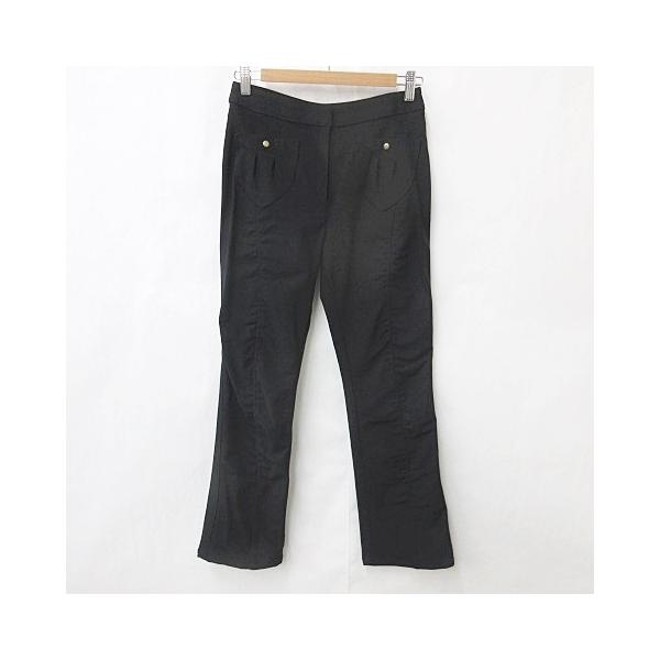 未使用品 ヌーベル NOUVEL パンツ スラックス ロング丈 ストレッチ 黒 ブラック 9 レディース【表記サイズ】9【実寸サイズ】ウエスト：66cm　もも幅：28cm　裾幅：21.5cm　股上：26cm　股下：76cm　　【素材】表地 ...