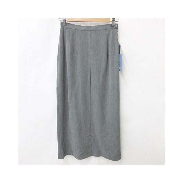 未使用品 TUTTA GIORNATA スカート タイトスカート ロング ベンツ グレー 40 レディース【表記サイズ】40（Mサイズ程度）【実寸サイズ】ウエスト：66cm　ヒップ：92cm　スカート丈：87cm　　【素材】表地 ポリエステ...