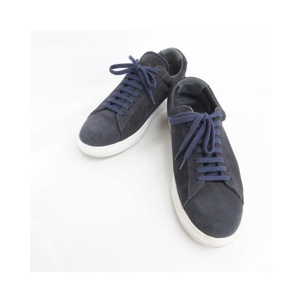 PIEVE シップス スニーカー スエード ネイビー 紺 41 メンズ【表記サイズ】41 (日本サイズ26cm程度)【実寸サイズ】最大幅：10cm　アウトソール：29cm　　【素材】Upper:SUEDE【色】ネイビー　※ 色に関しては、こ...
